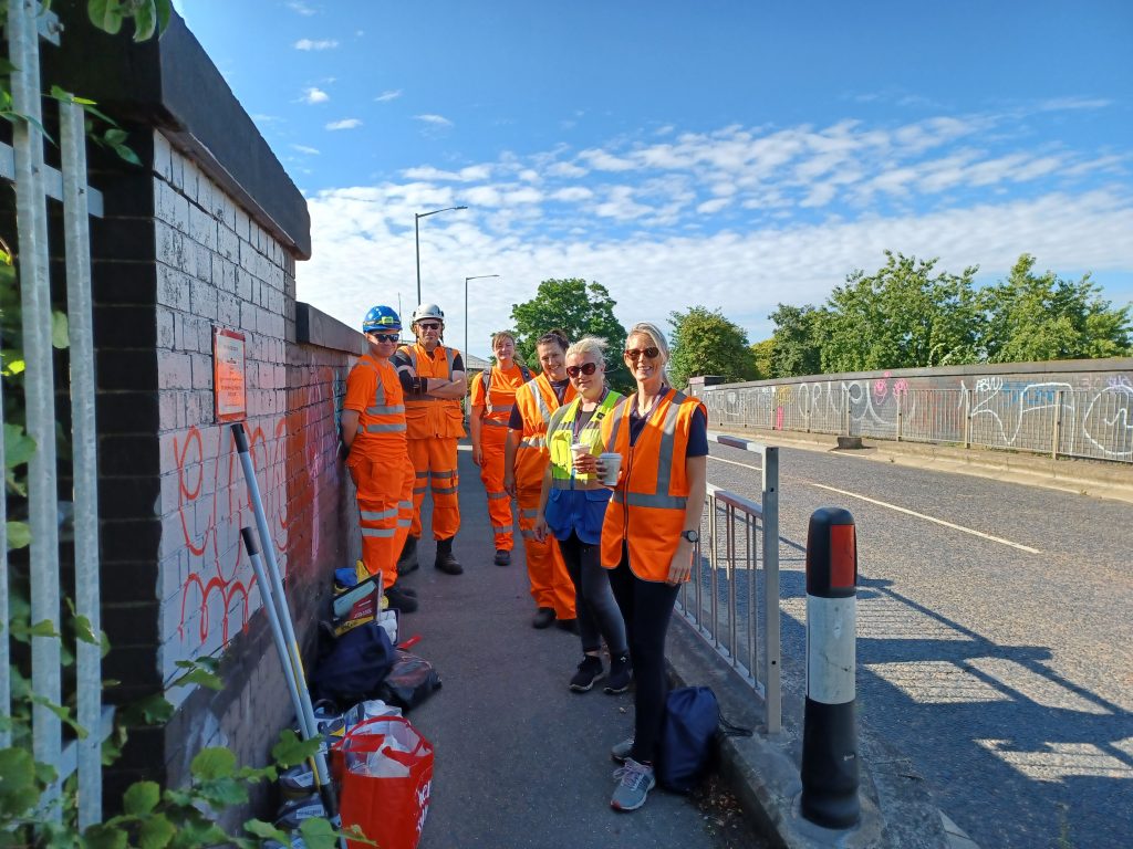 Netherfield Station Bridge Art Project – Poacher Line