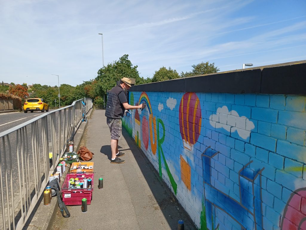 Netherfield Station Bridge Art Project – Poacher Line