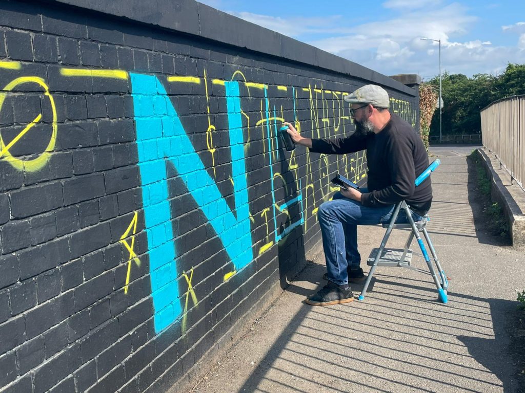Netherfield Station Bridge Art Project – Poacher Line